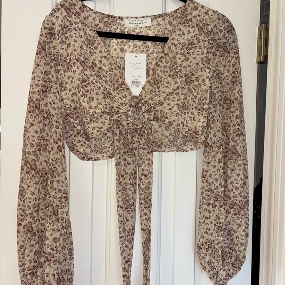 American Threads | Tops | Long Sleeve Wraparound Top | Poshmark